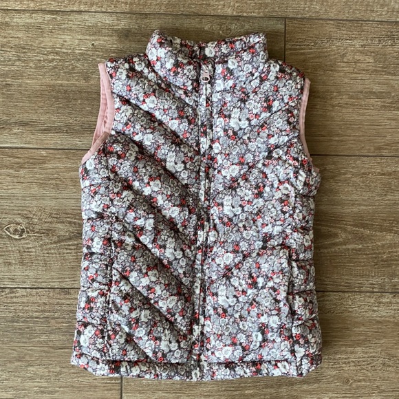GAP | Jackets & Coats | Gap Kids Floral Puffer Vest | Poshmark